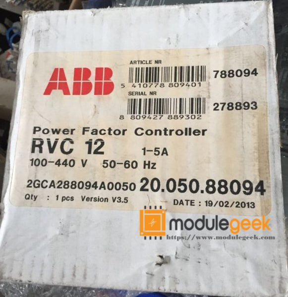 1PCS ABB RVC-12/1-5A POWER SUPPLY MODULE NEW 100% Best price and quali ...
